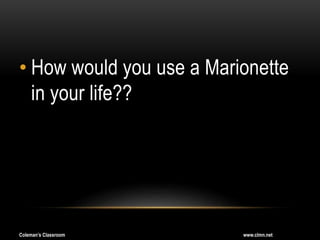 Marionettes, Inc. Lesson | PPTX