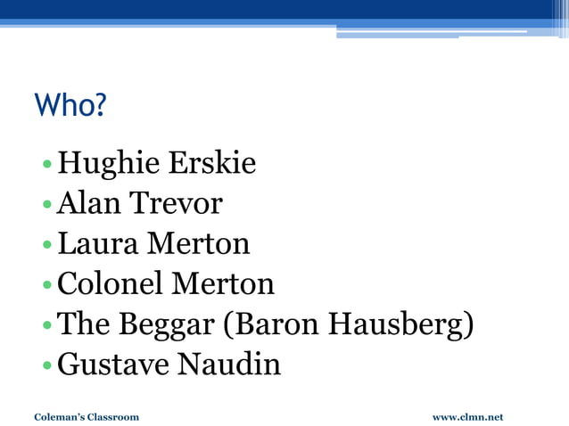 The Model Millionaire Lesson | PPTX