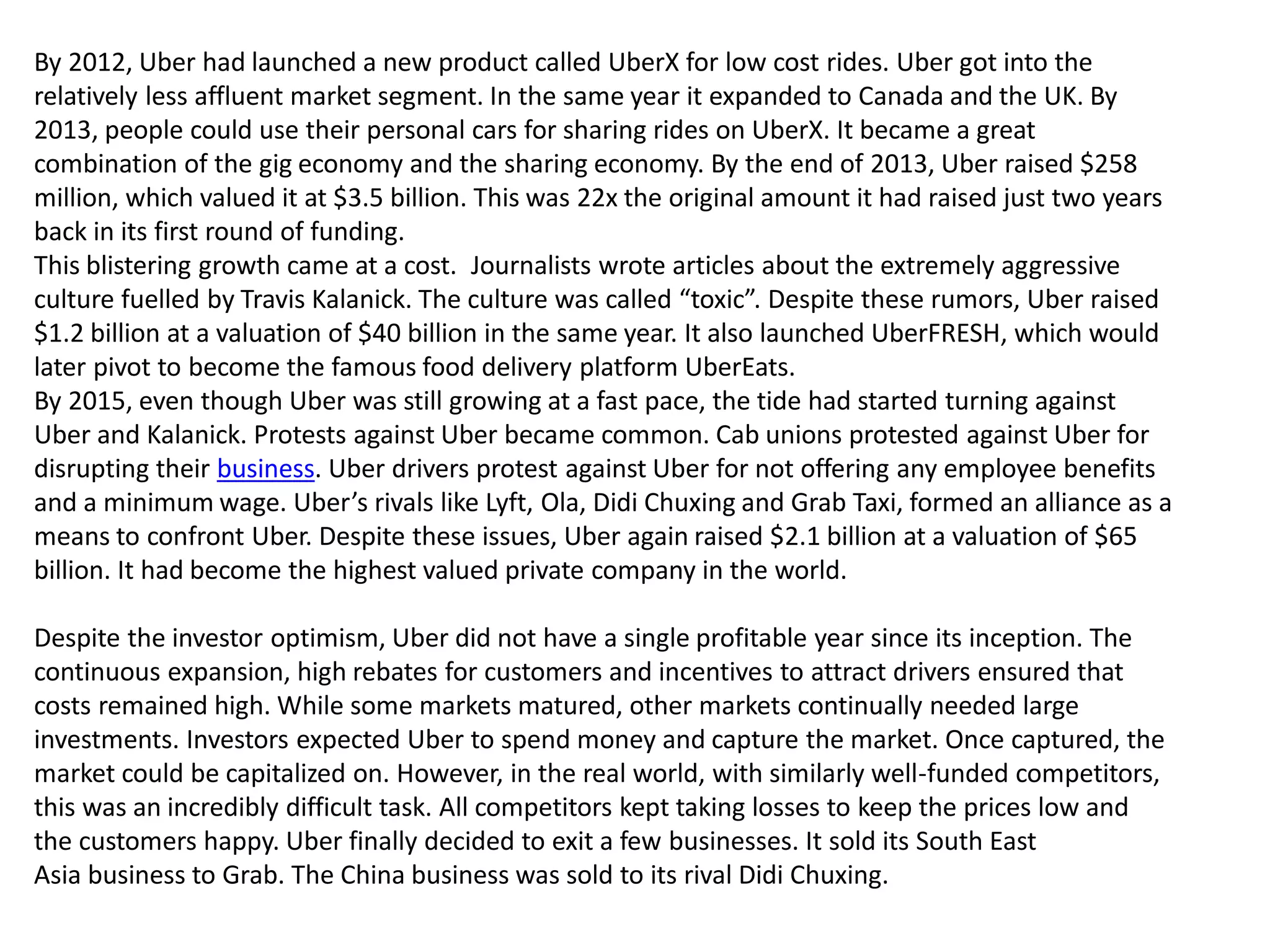 THE Uber STORY | PDF