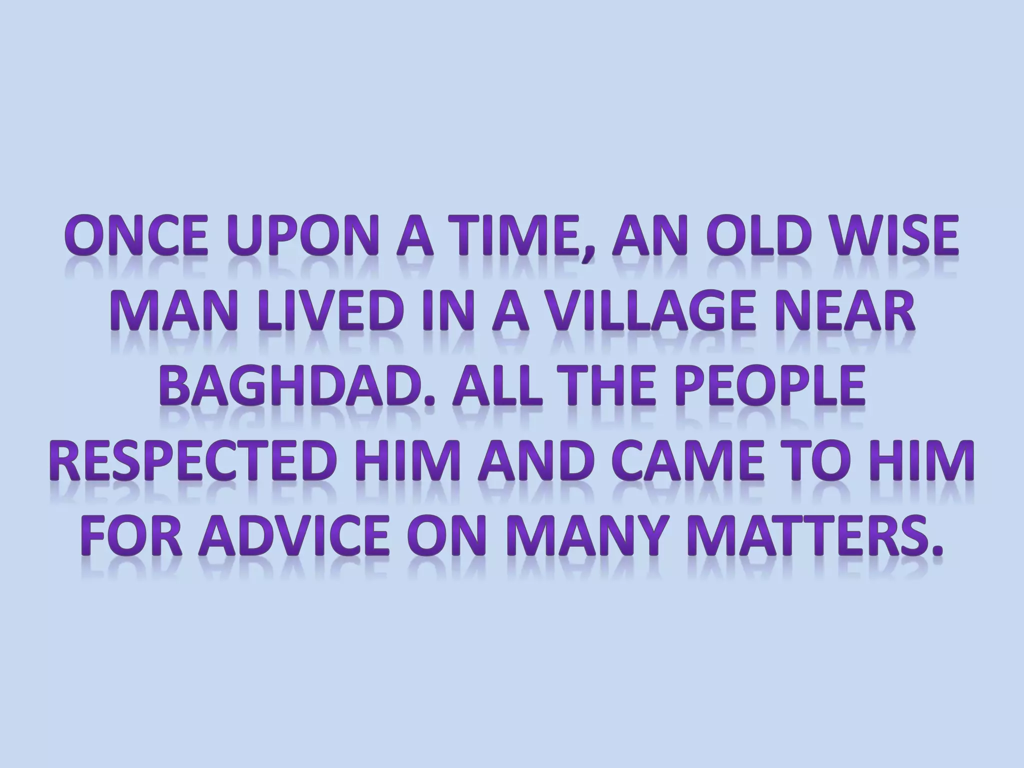 The Wise Man | PPT