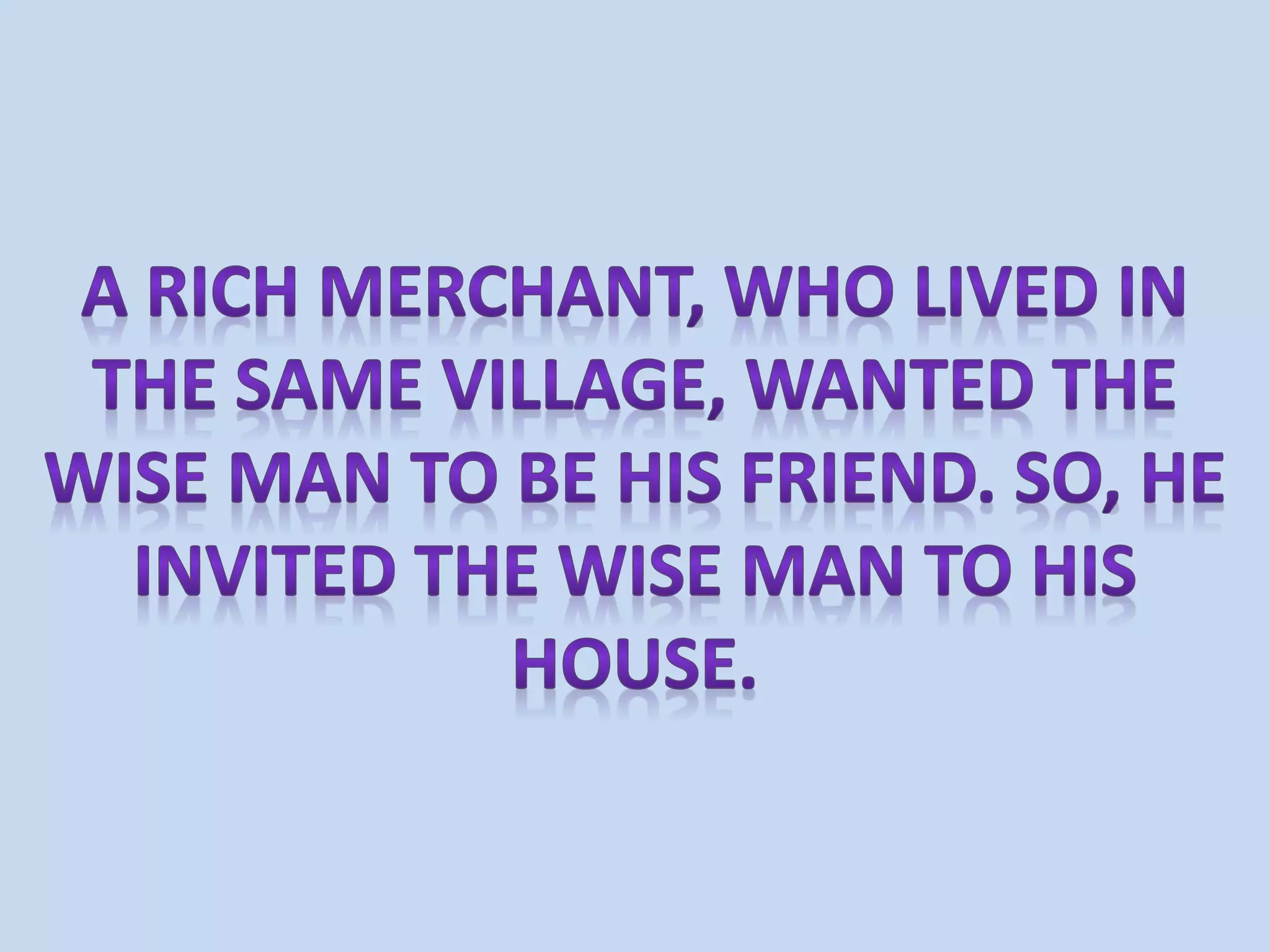 The Wise Man | PPTX