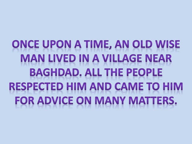 The Wise Man | PPT
