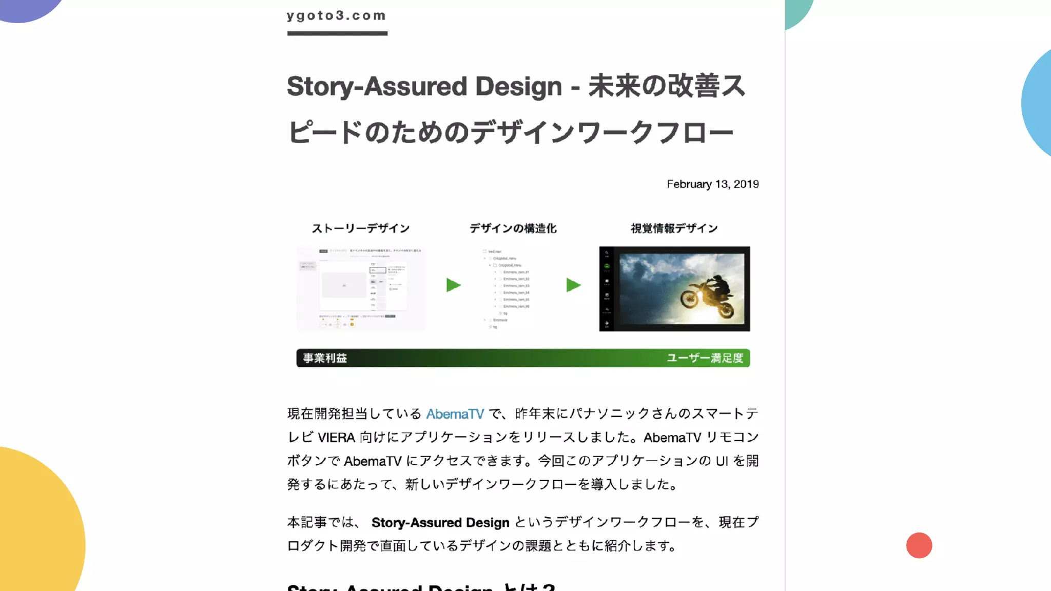 Story-Assured Design で開発チーム全員でデザインする | PPT