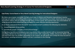 Story-Based Learning Strategy In A Course For Instructional Designers ...