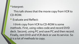 Story building based on picture analysis | PPT