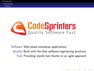 Story of Code Sprinters | PDF