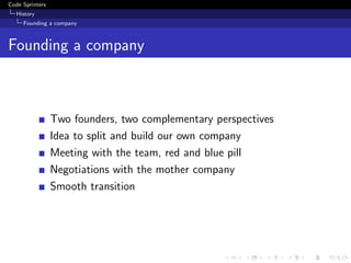 Story of Code Sprinters | PDF