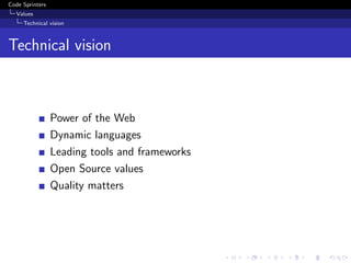 Story of Code Sprinters | PDF