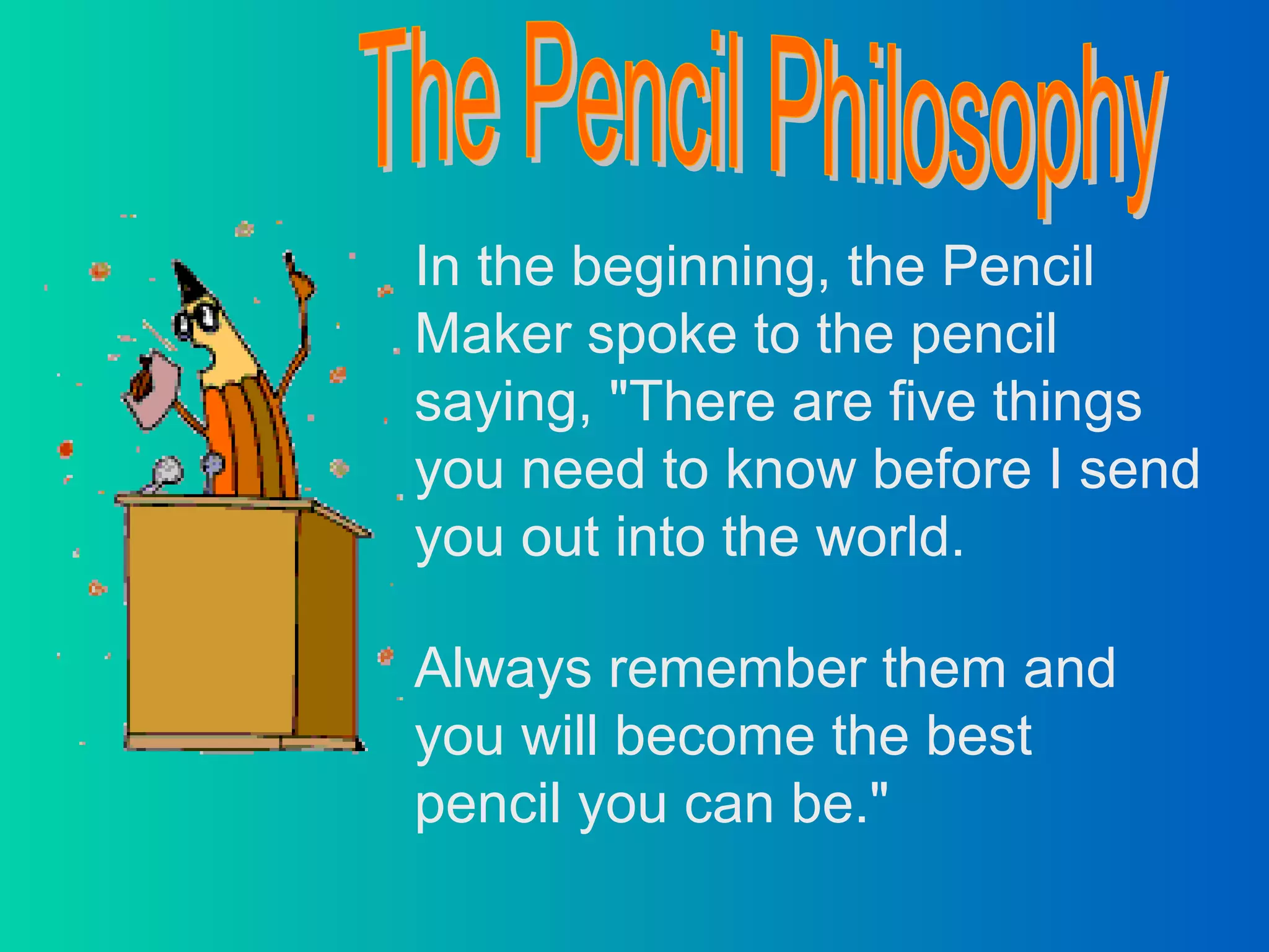 Story pencil | PPT