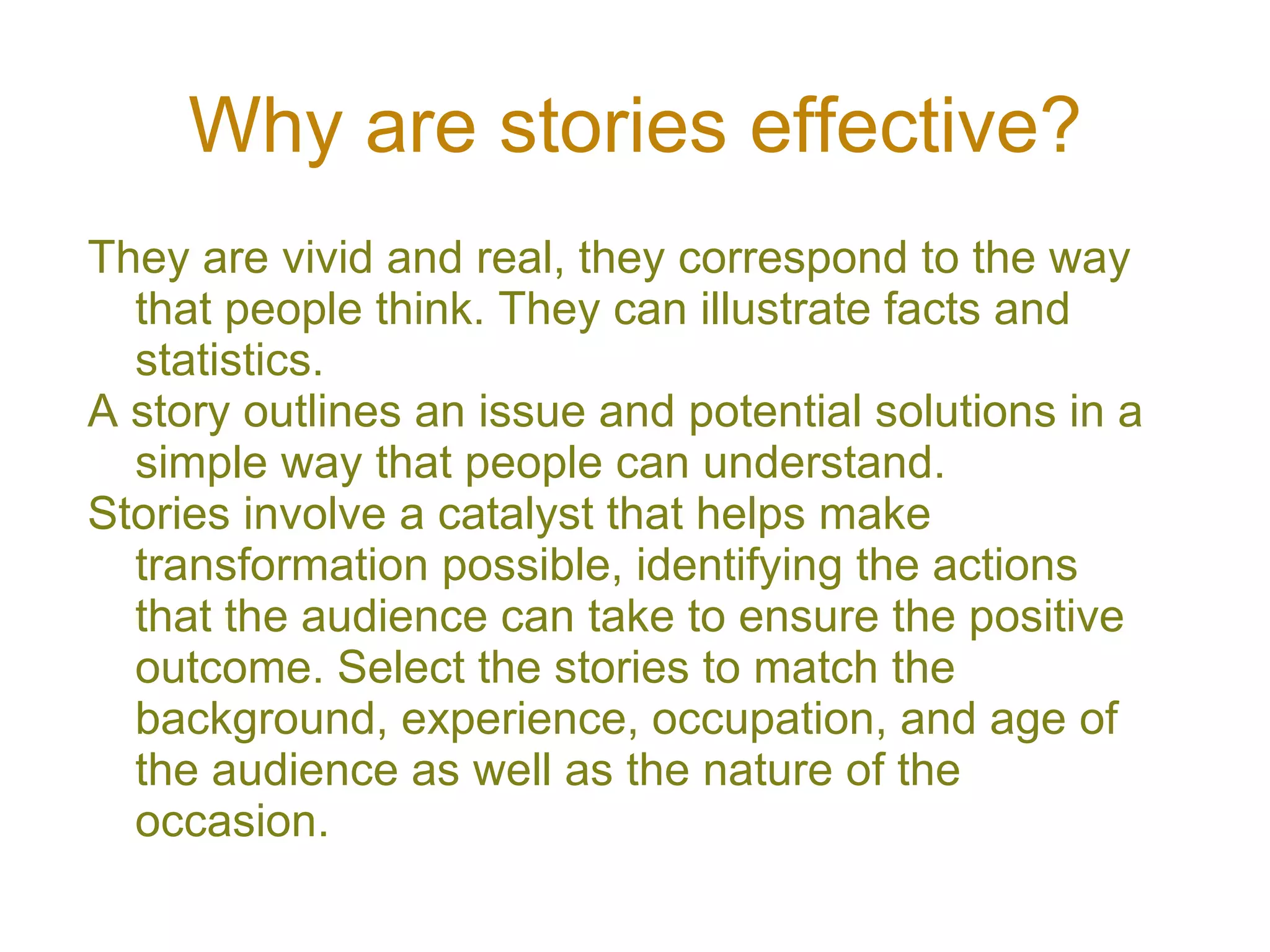 Story Telling And Advocacy | PPT