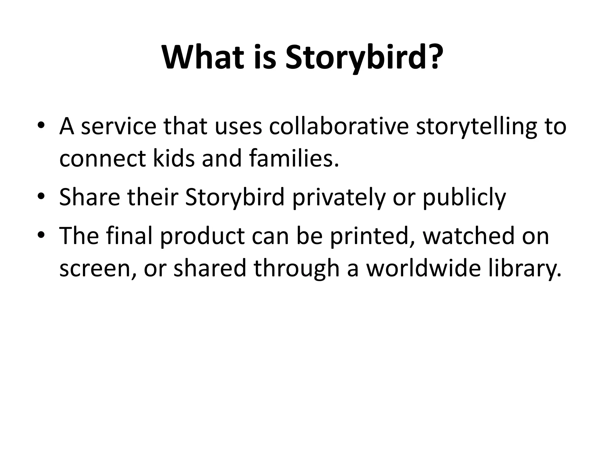 Storybird | PPT