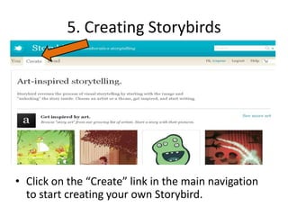 Storybird step-by-step | PPT