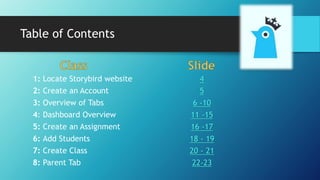 Storybird All Classes | PPT