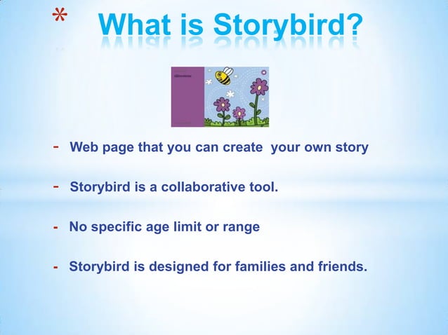 Storybird power point presentation | PPT
