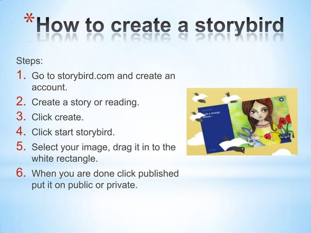 Storybird power point presentation | PPT