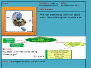 Storyboard on Distance Education | PPT