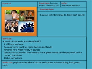 Storyboard on Distance Education | PPT