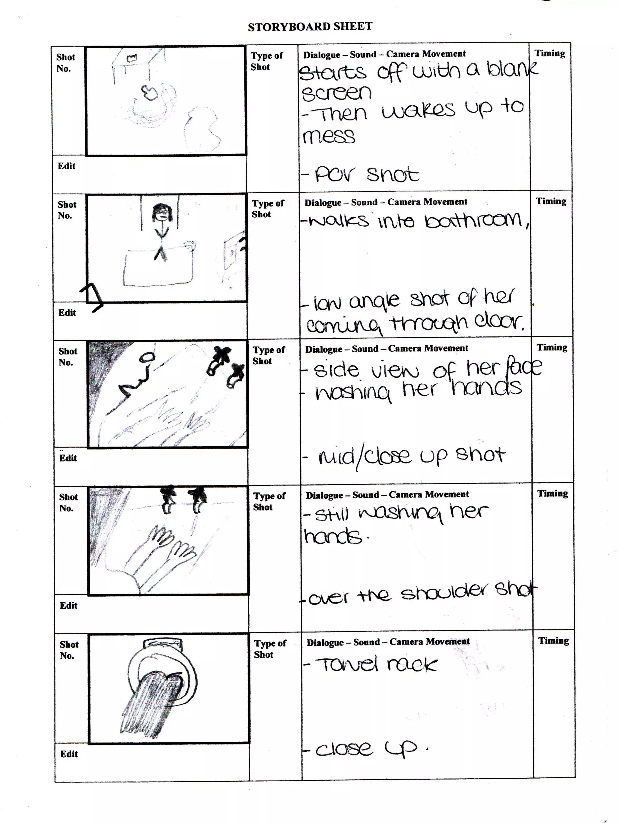 Storyboard | PDF | Cameras and Camcorders | Consumer Electronics