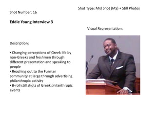 Storyboard and Shot List | PPTX