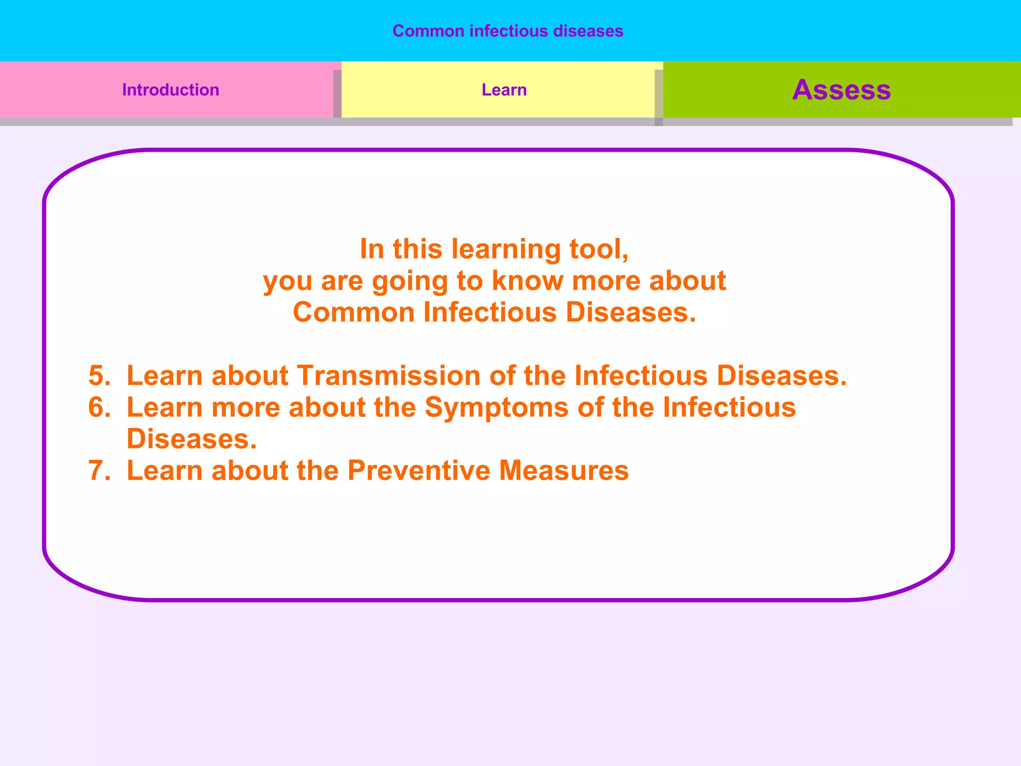 Common Infectious Diseases | PPT