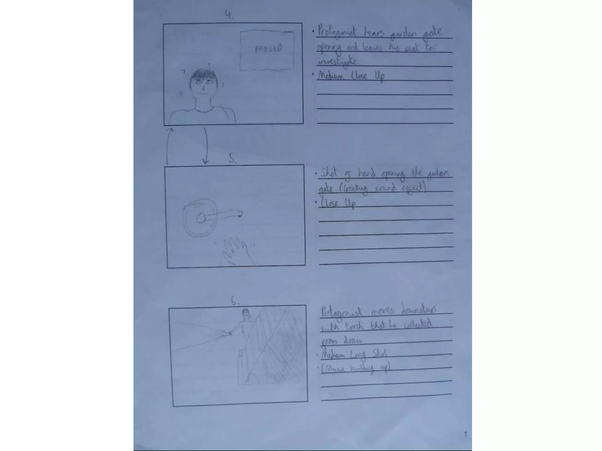 Short Horror Film Storyboard | PPTX