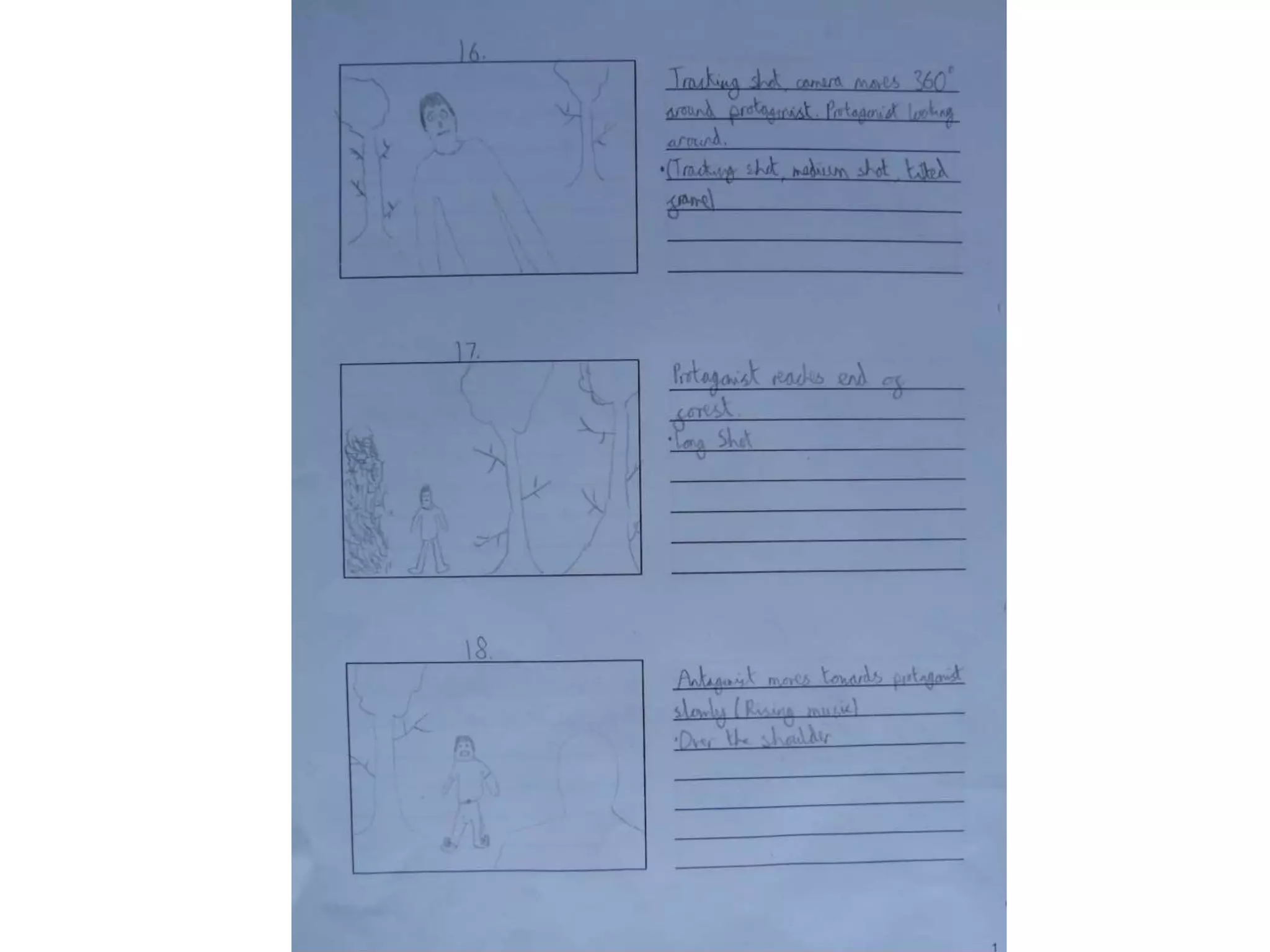 Short Horror Film Storyboard | PPTX