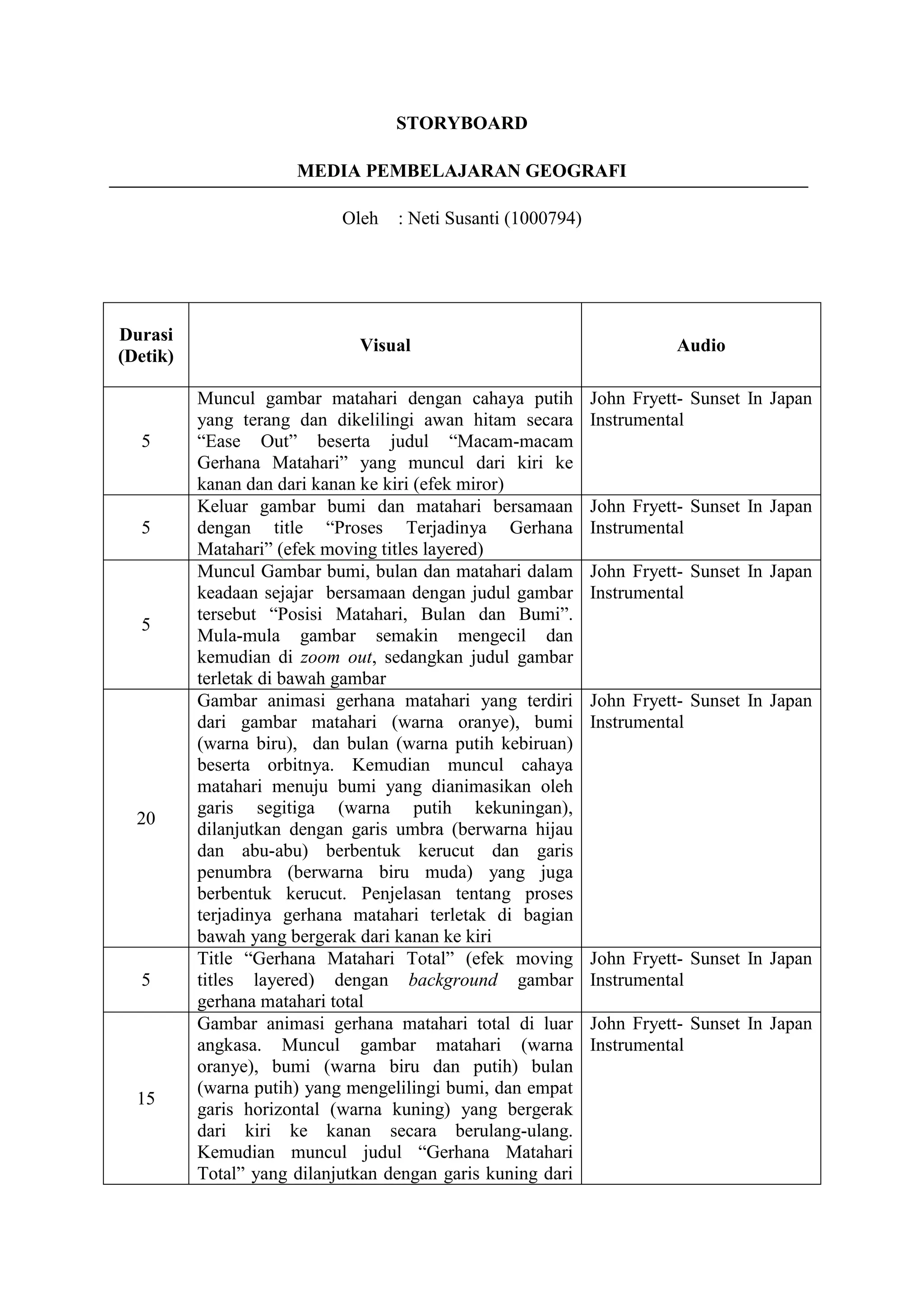 Storyboard | DOCX