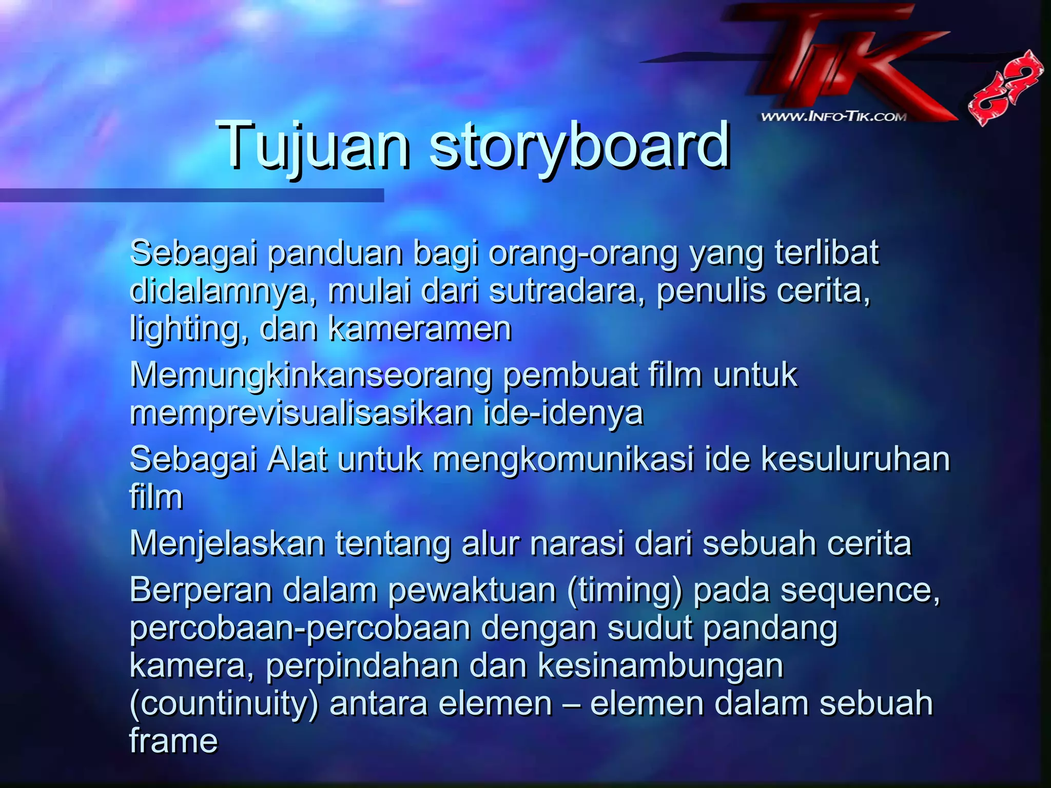 Storyboard Dan StoryLine | PPT