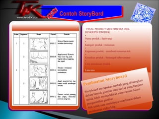 Storyboard Dan StoryLine | PPT