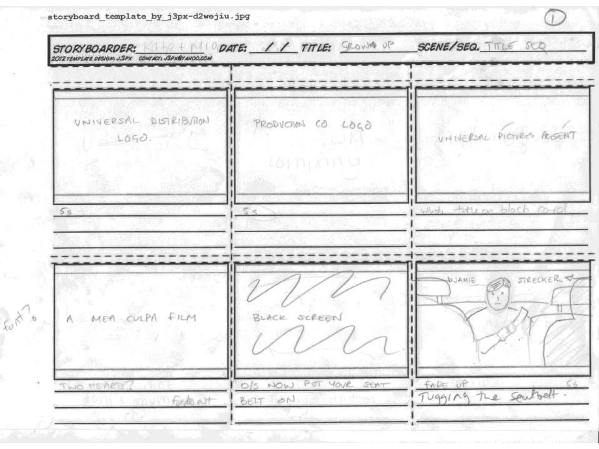 Grow Up Storyboard | PPTX