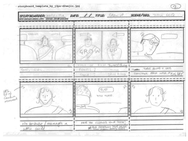 Grow Up Storyboard | PPTX