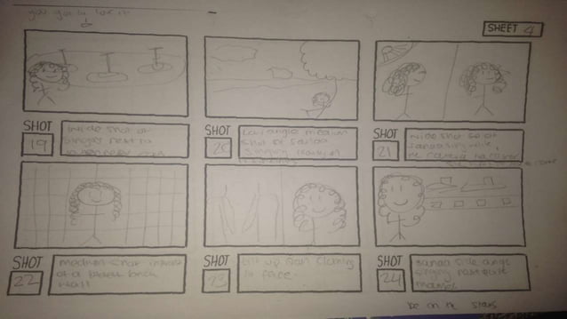 Storyboard for Music Video | PPTX