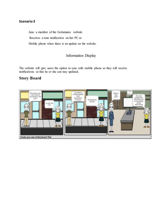 HCI - Part 5 - Story Board | DOCX