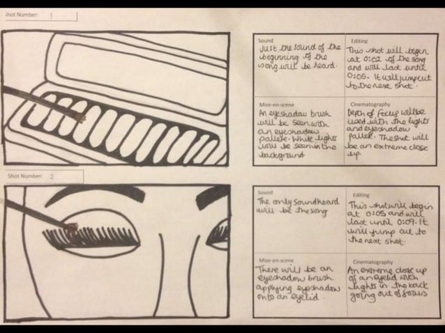 Music Video Storyboard | PPTX