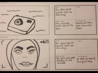 Music Video Storyboard | PPTX