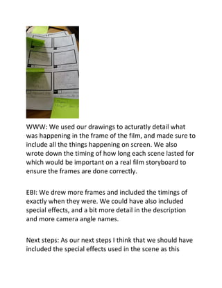 Storyboard | RTF | Screenwriting | Content Production