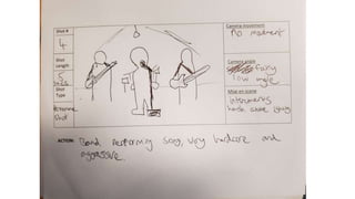 Storyboard for music video | PPTX