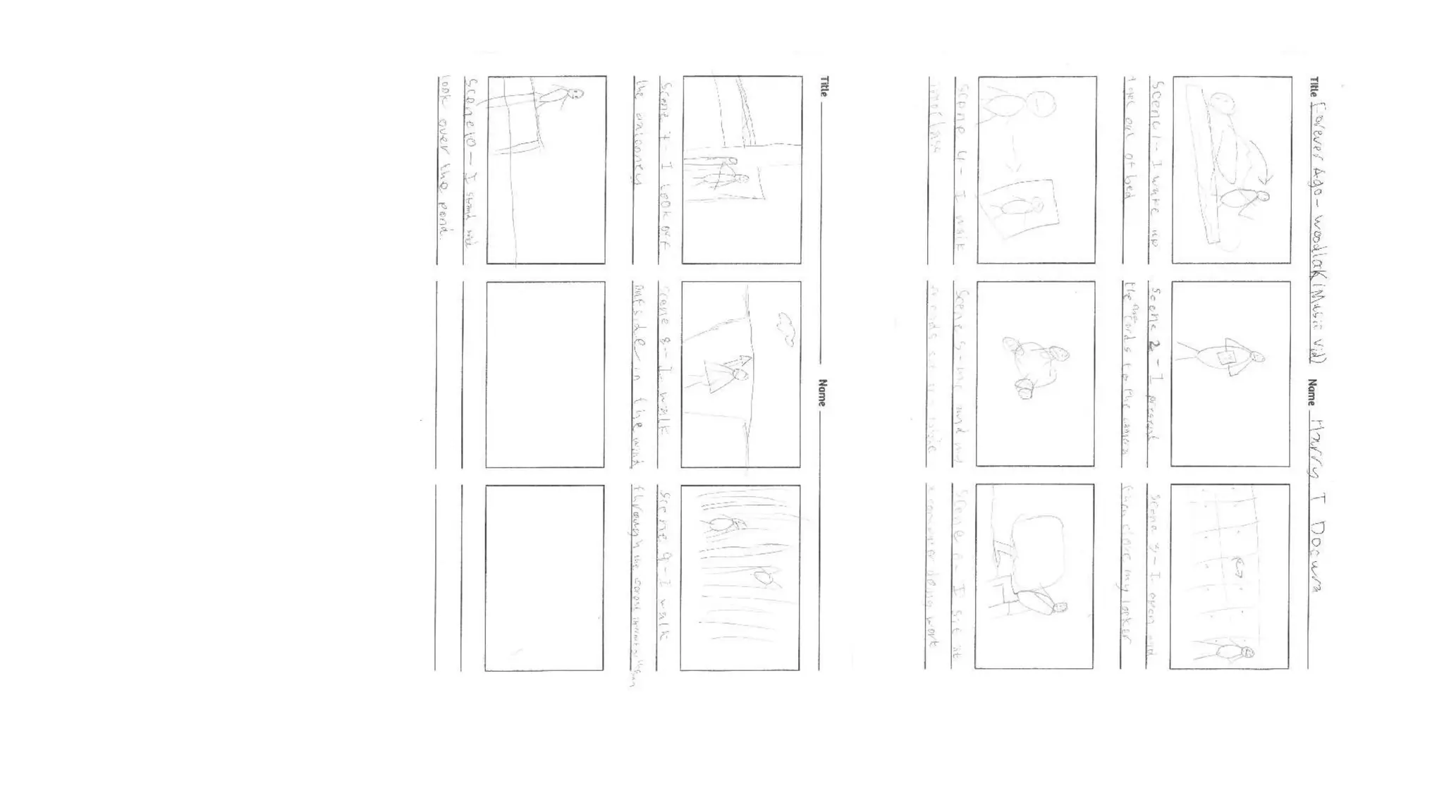 Music Video Story board | PPTX