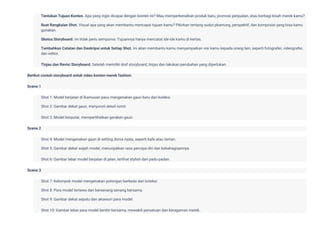 Story Board fashion moodboard fashion designer | DOCX