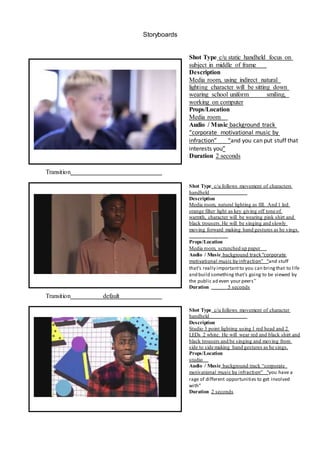 Storyboard cinematography | DOC