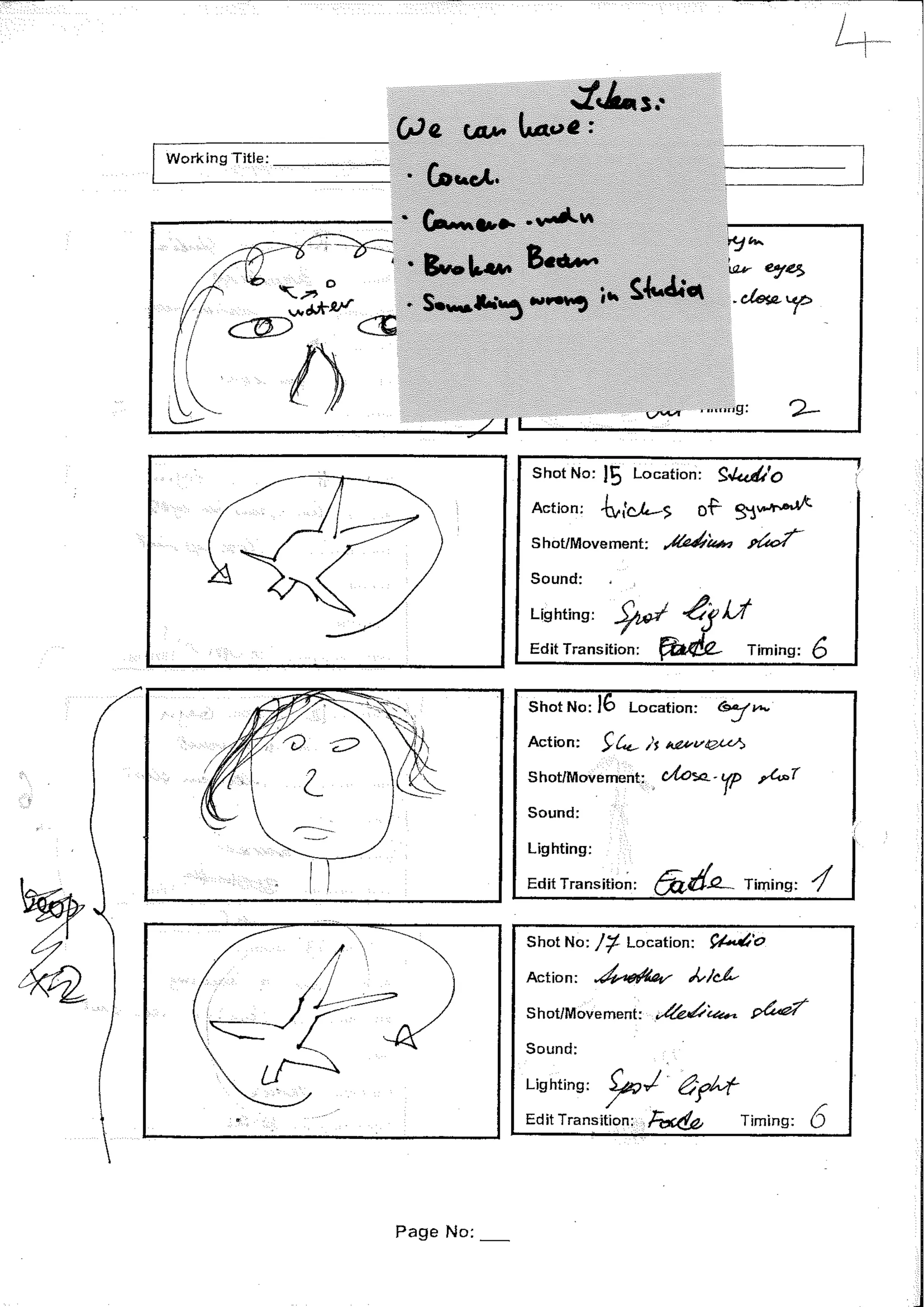 First Draft Storyboard | PDF