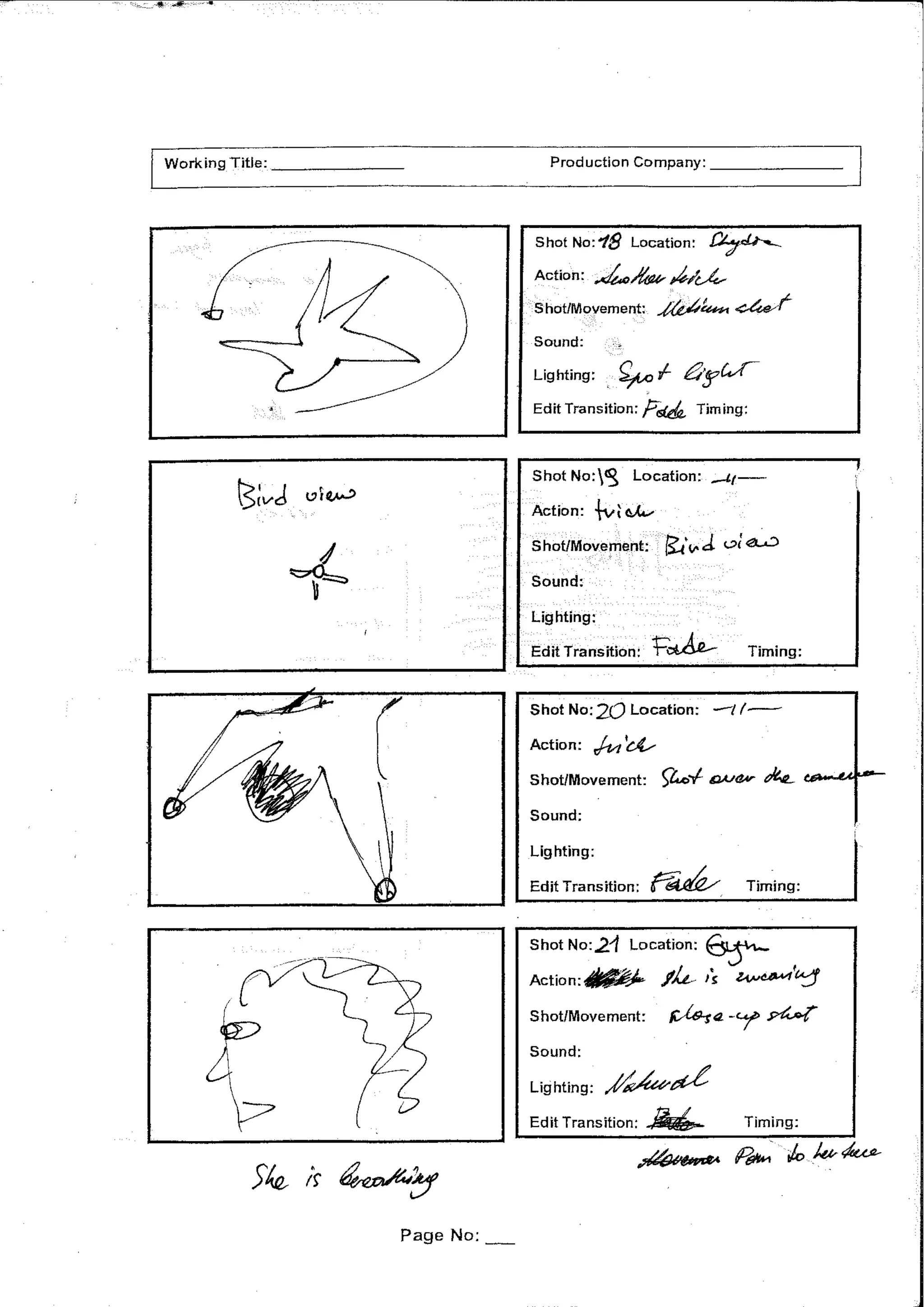 First Draft Storyboard | PDF