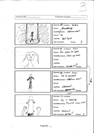 First Draft Storyboard | PDF