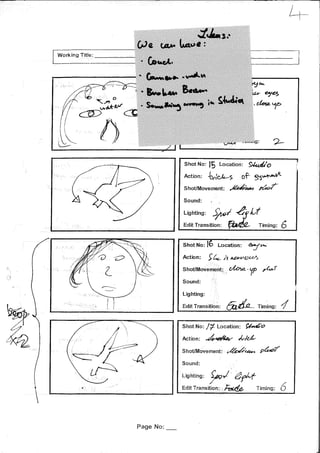 First Draft Storyboard | PDF