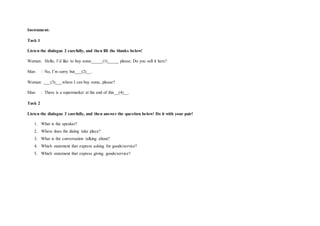 Story board listening | DOCX