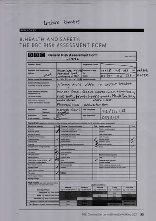risk assement 15 | PDF | Injuries | Diseases and Conditions