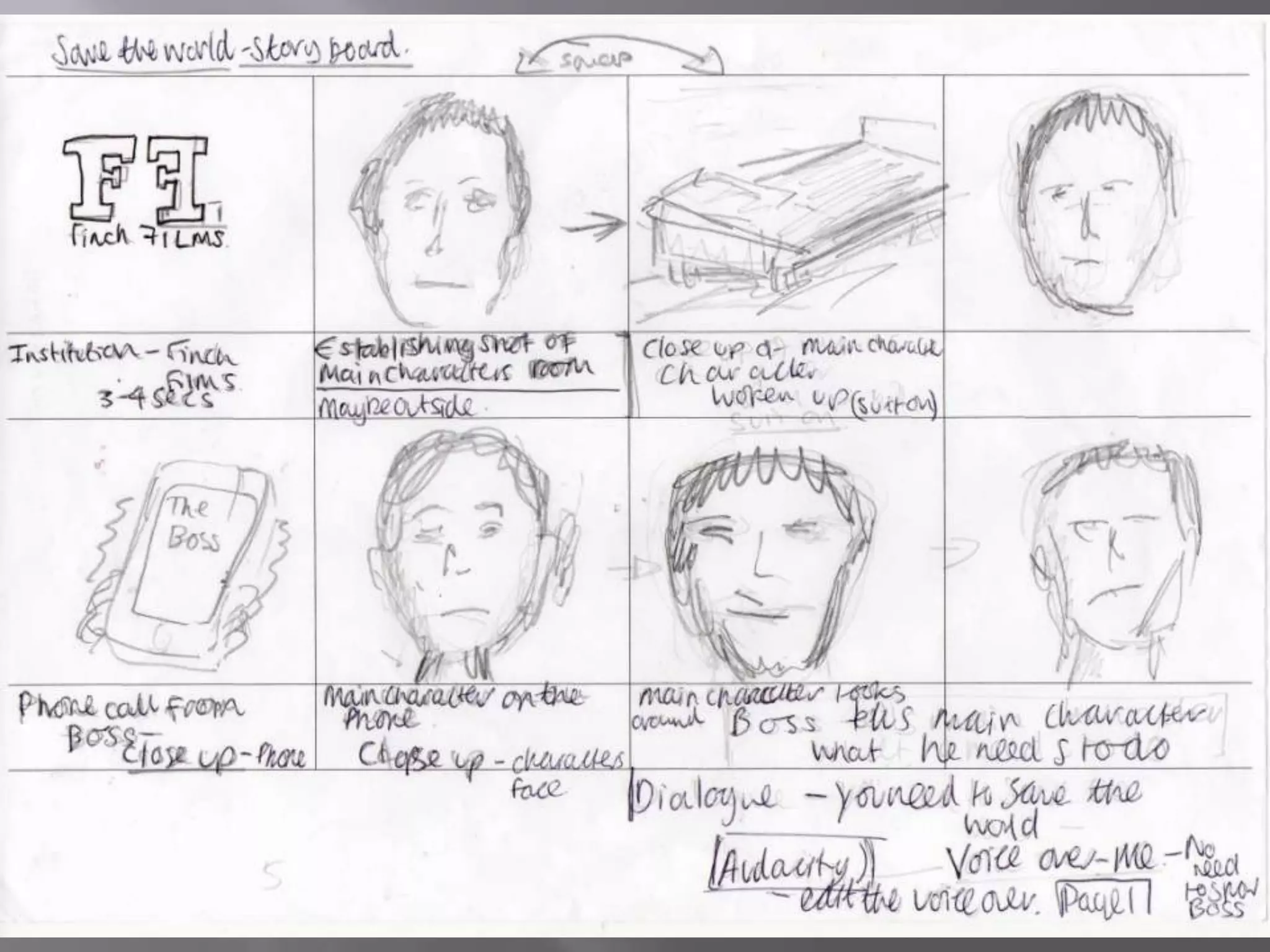 Storyboard First Draft | PPT