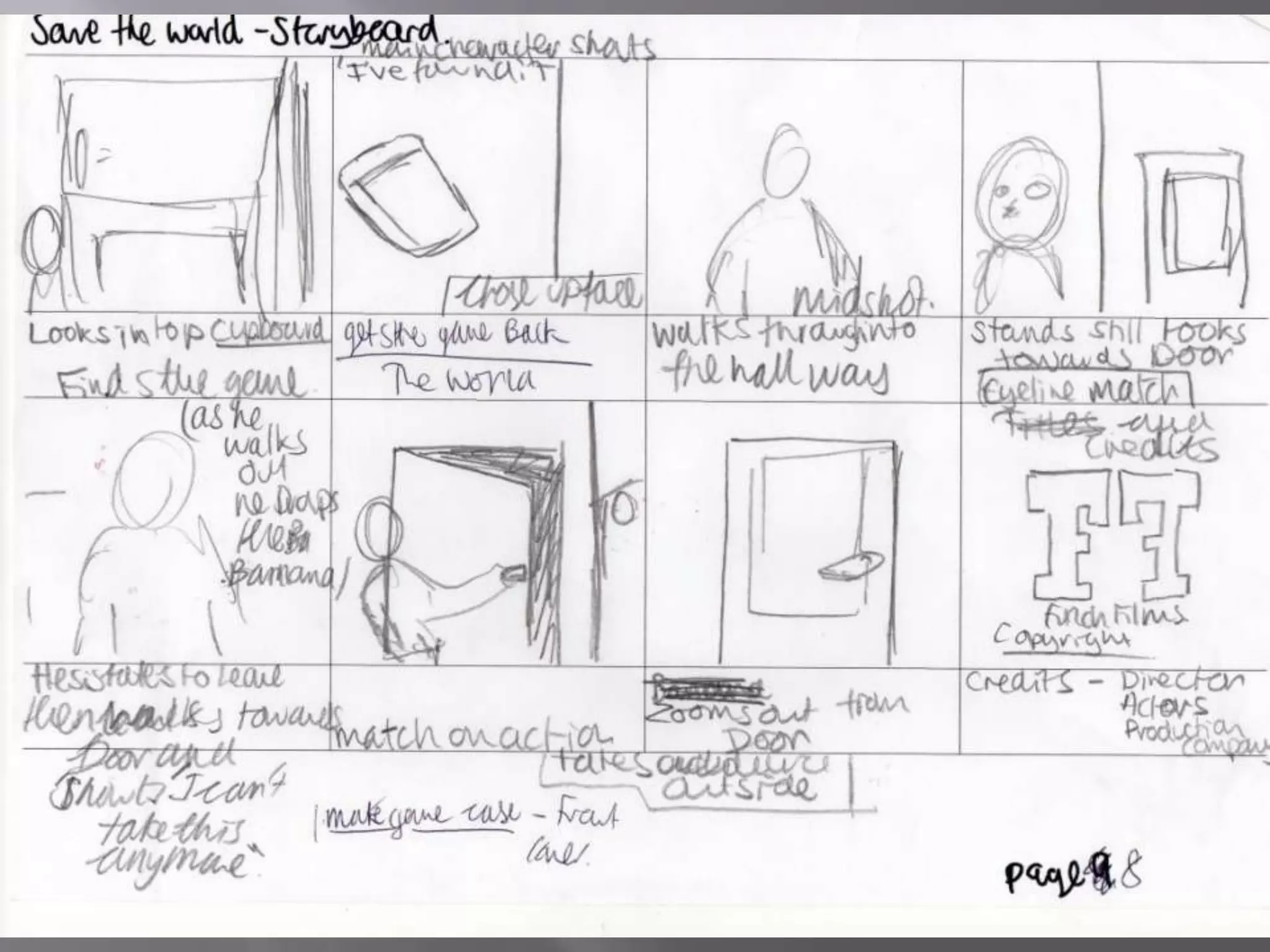 Storyboard First Draft | PPT