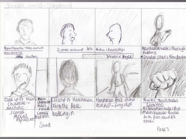 Storyboard First Draft | PPT