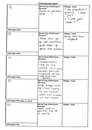 SECOND FILM IDEA STORYBOARD | PDF